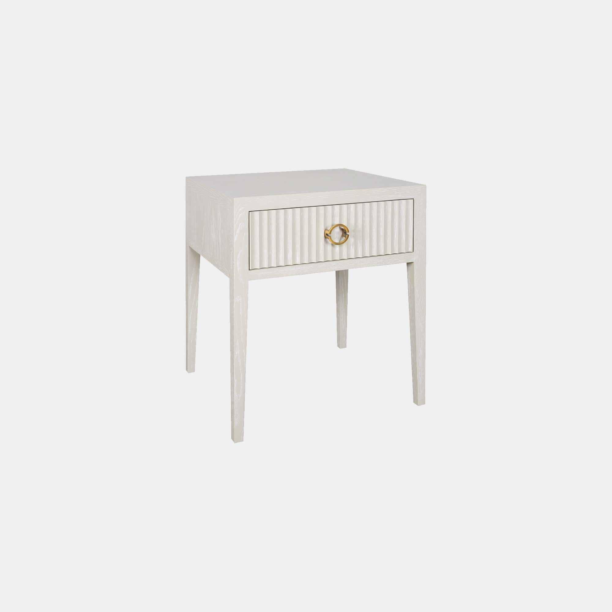 Aria - Bedside Table Small, Ivory | Lowest Price