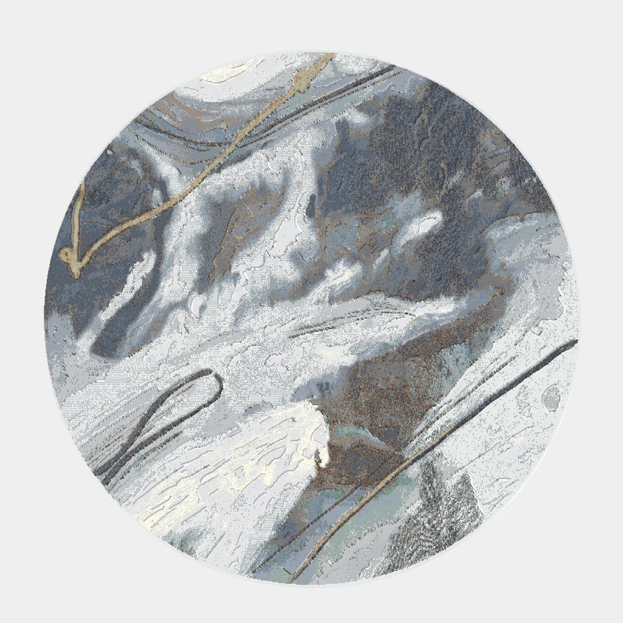Galleria Abstract - Round Rug | Lowest Price