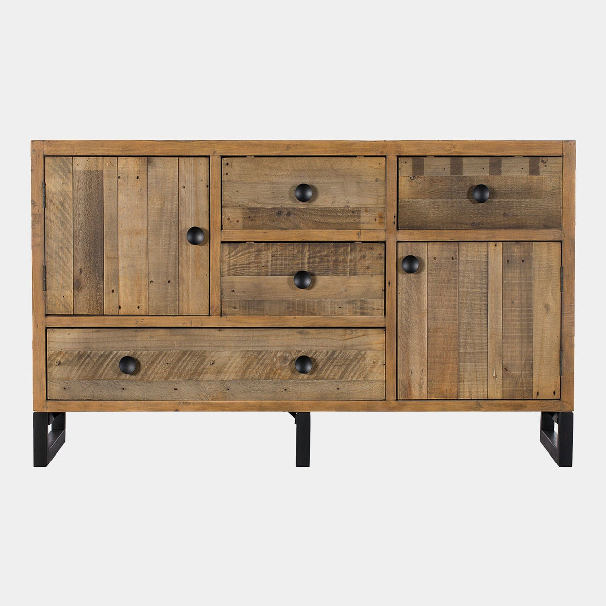 Delta - 120cm Round Dining Table In Reclaimed Timber