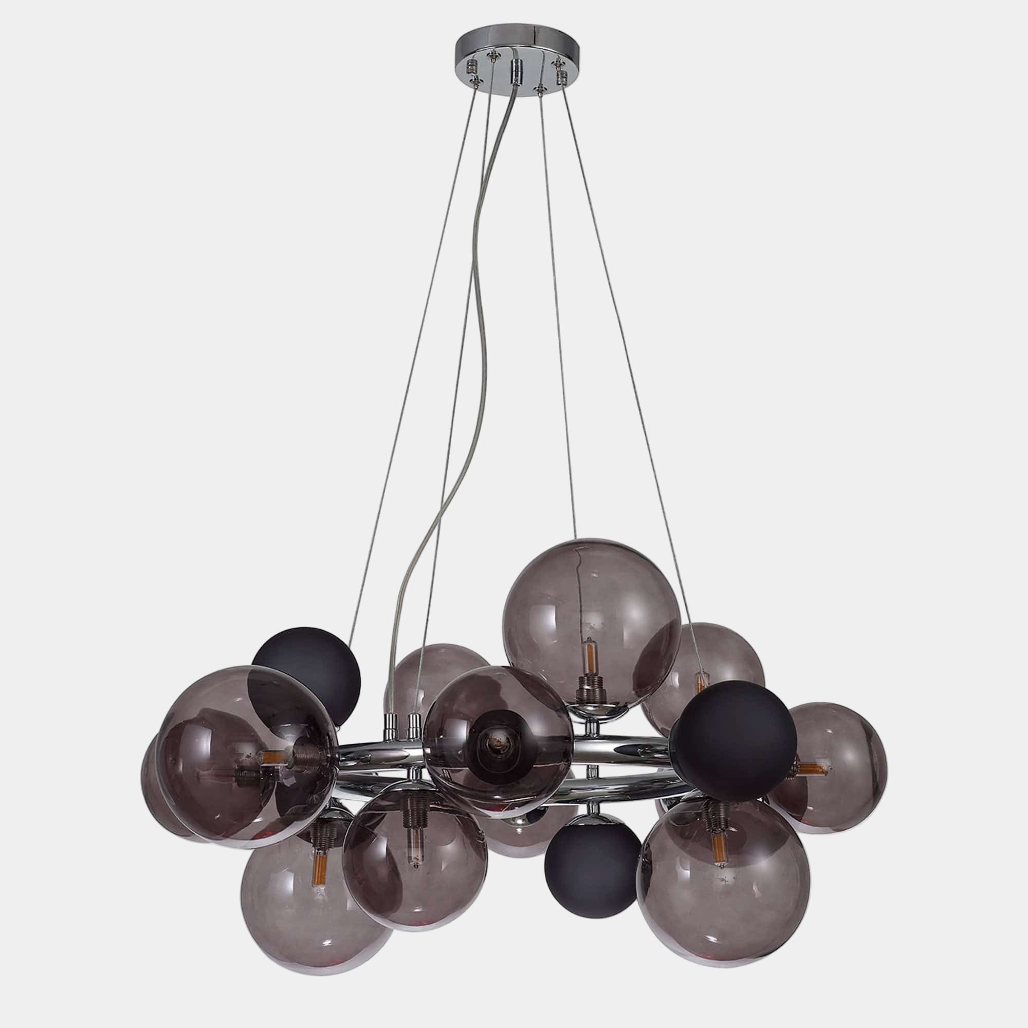 Hilo - Smoke 12 Light Pendant
