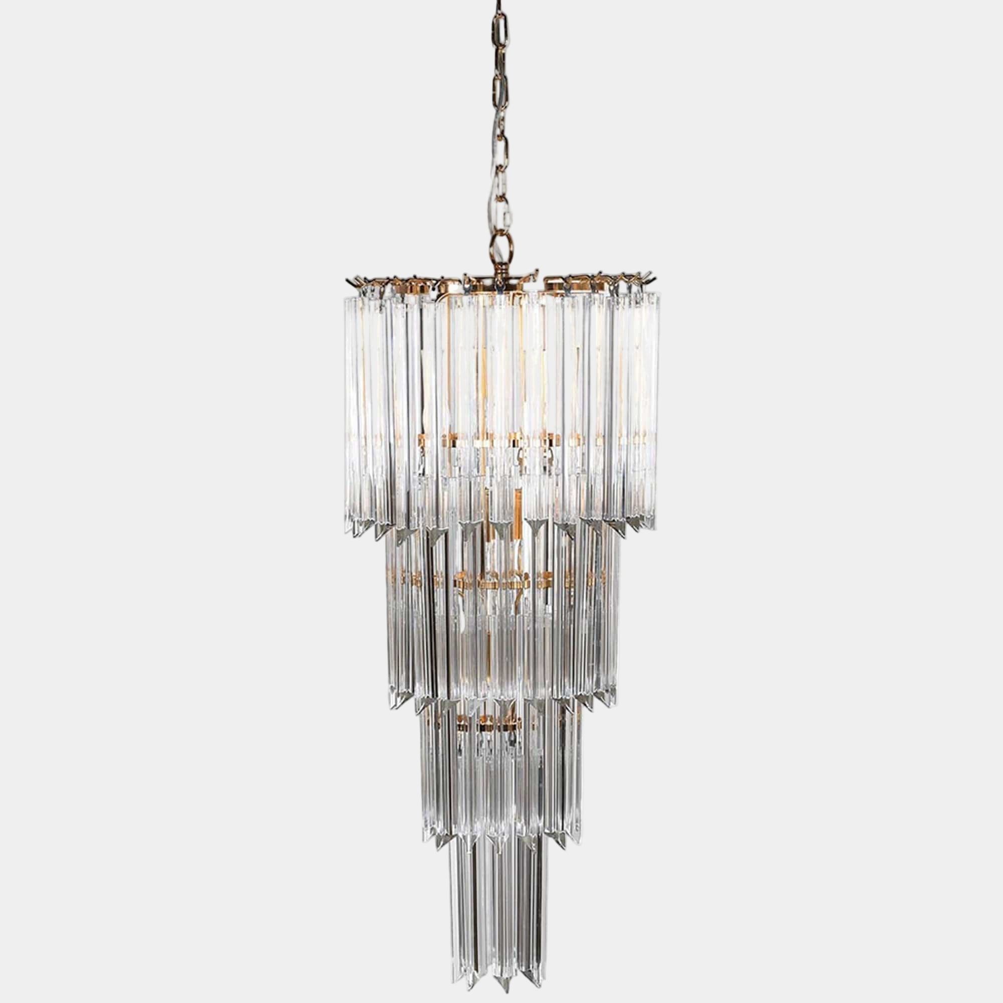 Chantelle - Gold Tiered Chandelier