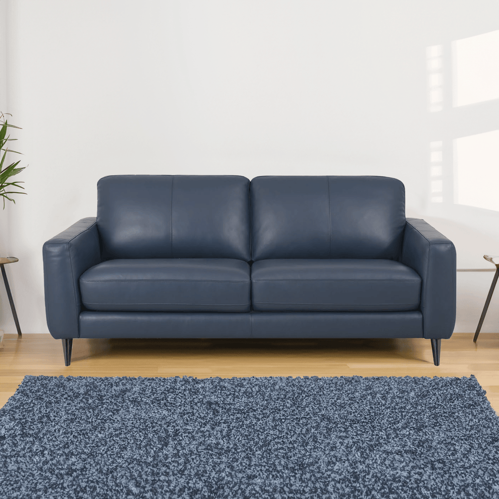 Volante 2.5 Seat Sofabed With Foam Mattress In Leather