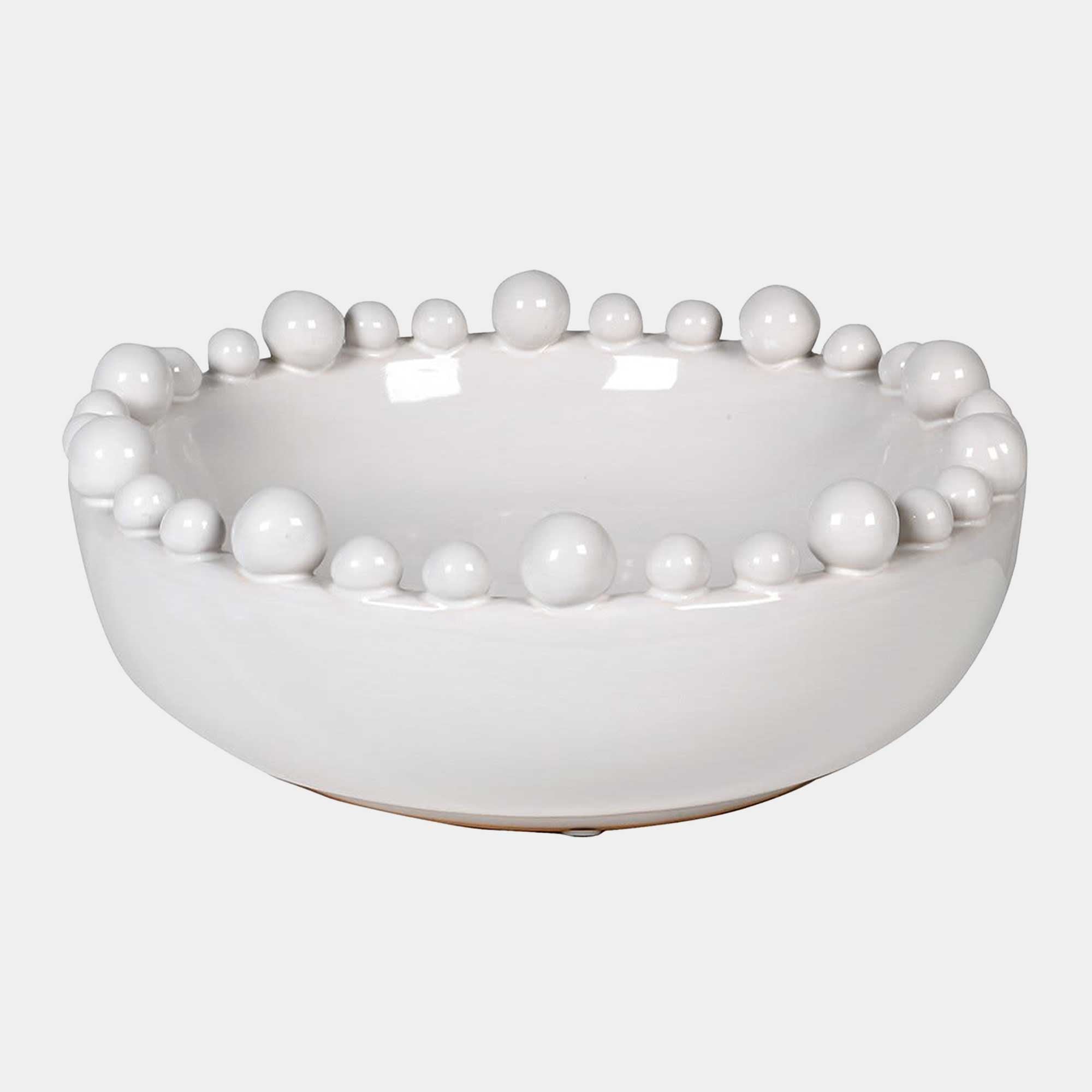 Bobble - Decorative Bowl White, Small | Lowest Price
