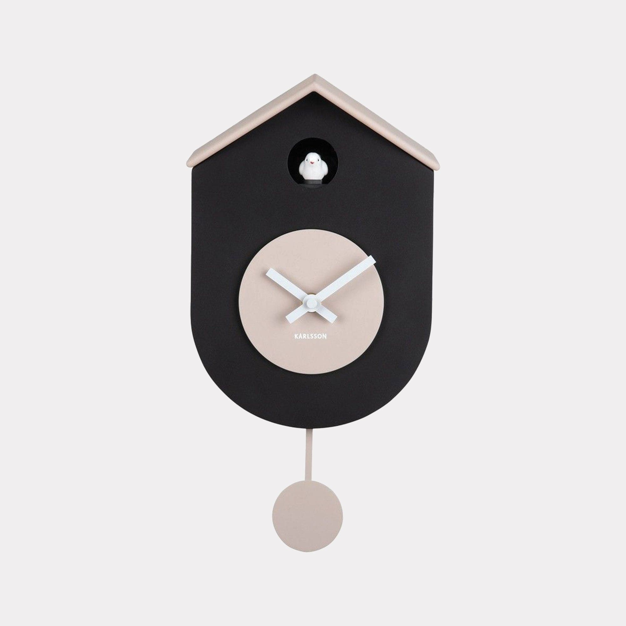 Grato Cuckoo - Wall Clock, Black | Lowest Price