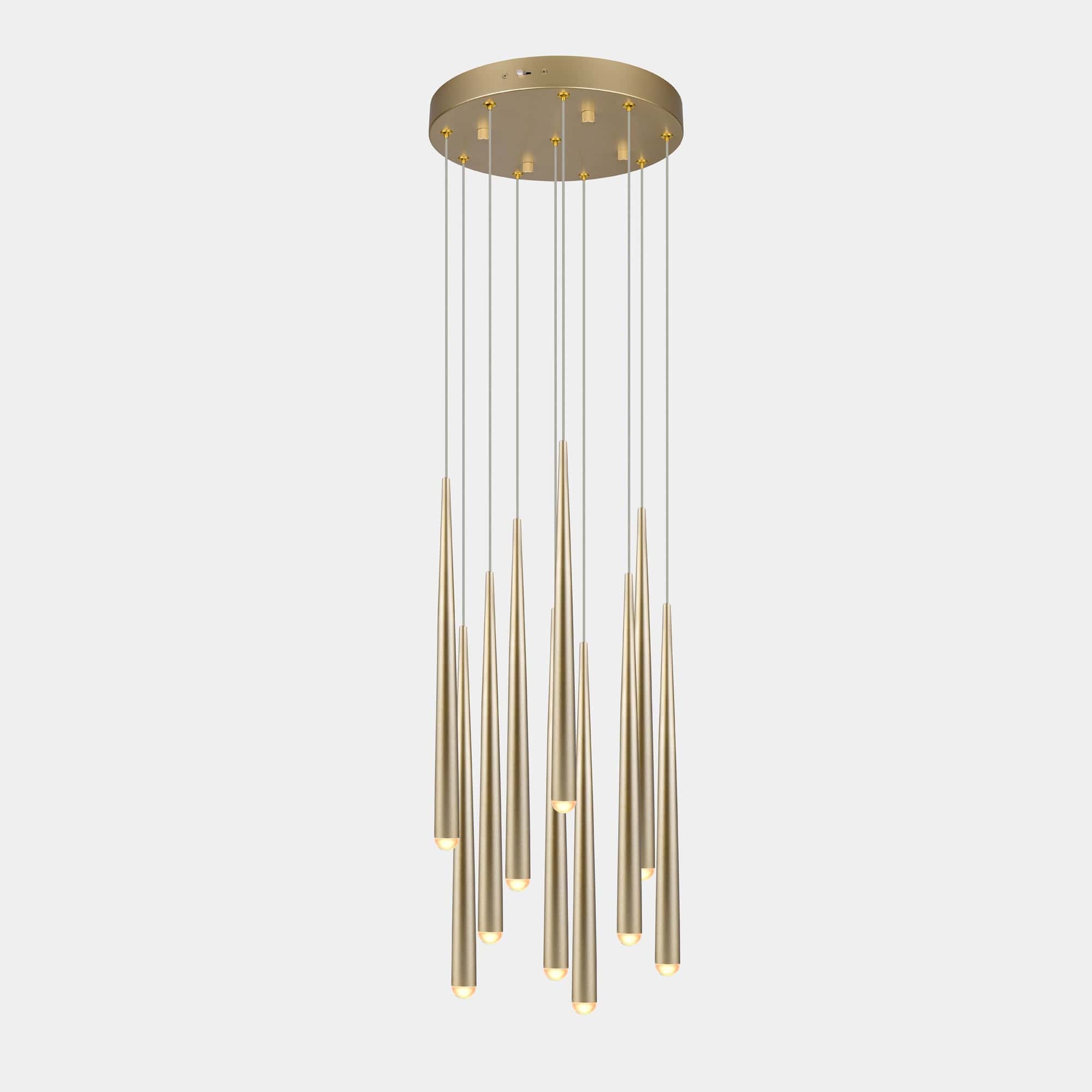 Vico - LED Pendant Ceiling Light, Gold | Lowest Price