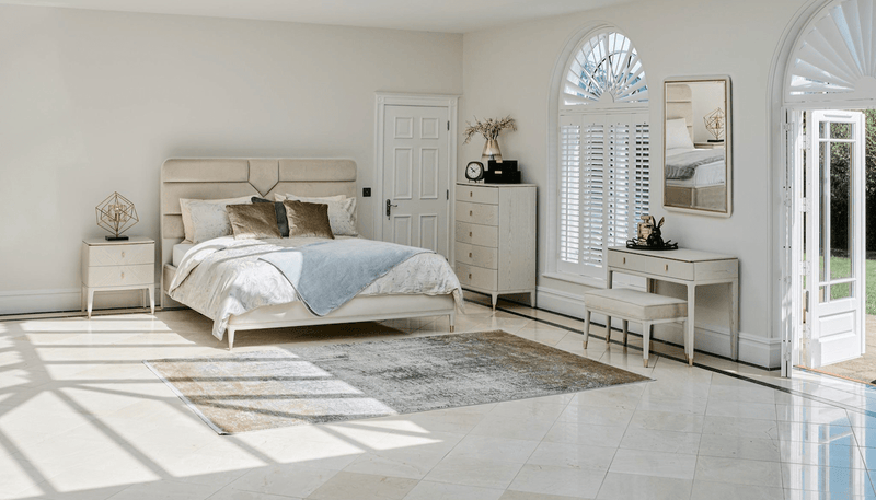 Nicola - Ottoman Bed Frame In Fabric Slate